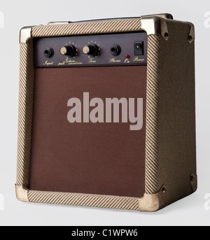 retro guitar amplifier control panel with knobs Stock Photo - Alamy