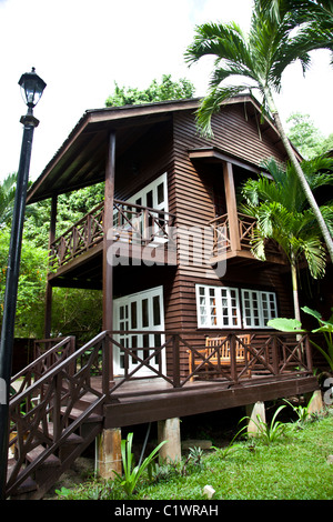 Resort house on Pulau Manukan, Sabah, Malaysia Stock Photo - Alamy