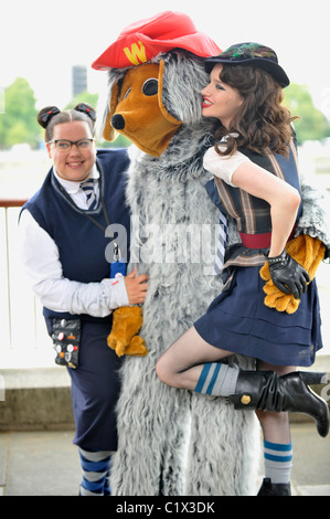 Talulah Riley on the film set of 'St Trinians: The Legend of Fritton's ...