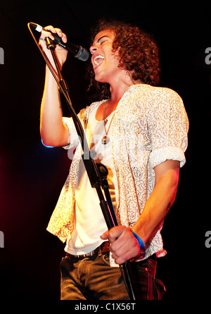 Alex Vargas Vagabond performing at the Liverpool Echo Arena as part of ...