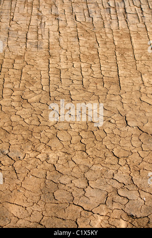 Dried out dirt area with cracks from being so dry Stock Photo - Alamy