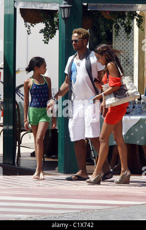Gary Dourdan on holiday in Ibiza with his girlfriend Maria Del Alamo ...