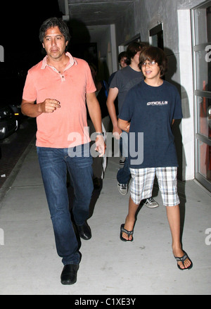 Ray Ramono leaves Nobu restaurant with his family Los Angeles ...