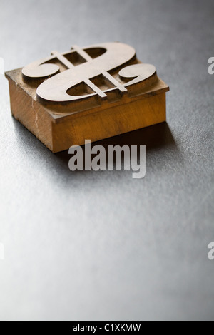 Antique Dollar Typeface, business concept Stock Photo - Alamy