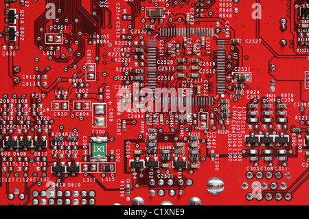Printed circuit board - Gainward graphics card Stock Photo - Alamy