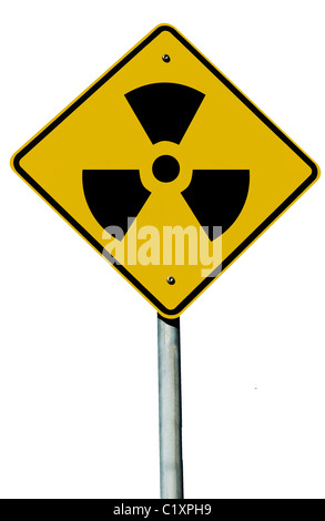 Radioactive Road Sign Stock Photo - Alamy