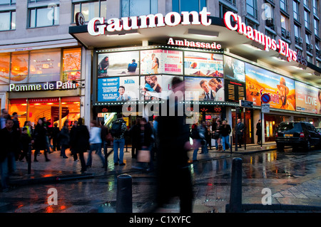 Paris, France, Street Scene, Gaumont Cinema Theater, French Movie ...