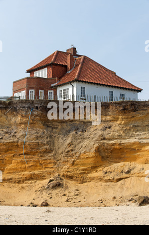 cliff erosion eastern bavents southwold suffolk england Stock Photo - Alamy