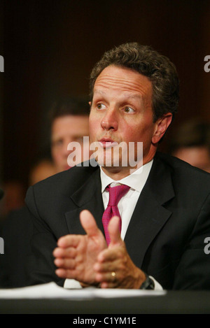 Secretary of the Treasury Timothy Geithner testified before the Senate ...