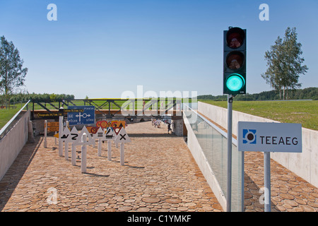 Road Signs, Estonian Road Museum, Saverna, Põlva County, Estonia Stock ...