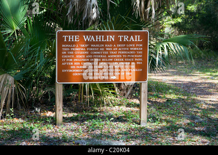Warning and advisory signs in a Florida state park Stock Photo - Alamy