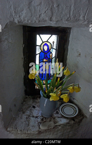 St Trillo`s Chapel, Rhos on Sea, North Wales Stock Photo - Alamy