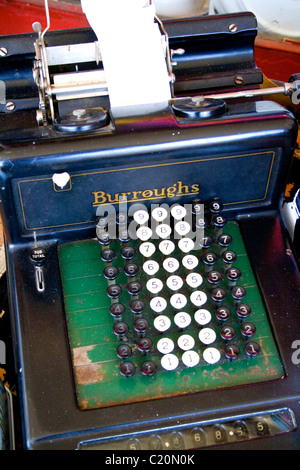 Antique Adding Machine Stock Photo - Alamy