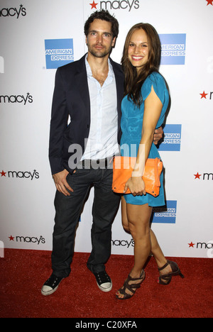 Jackson Hurst and actress Stacy Stas 2009 Macy's Passport fashion show ...