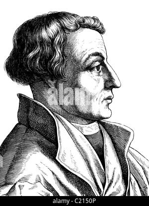 Digital improved image of Martin Bucer, 1491 - 1551, theologian and ...