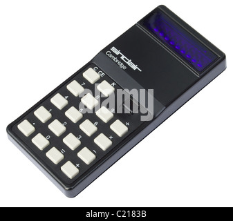 Sinclair Cambridge calculator from the 1970s (cutout, with drop shadow ...