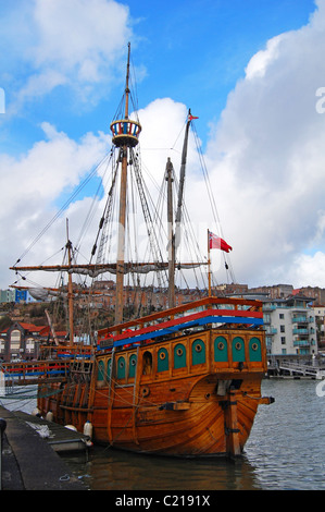 The Matthew replica of Tudor merchant ship sailed by explorer John ...