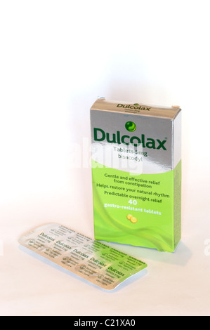 Laxative tablet and blister pack Stock Photo - Alamy