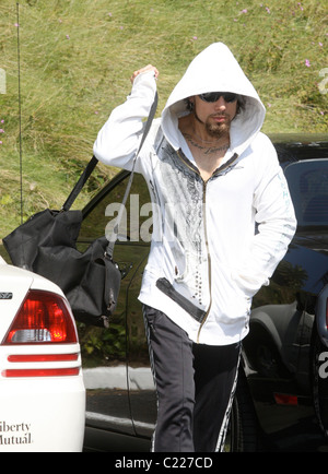 Dave Navarro arrives at a gym in West Hollywood Los Angeles, California ...