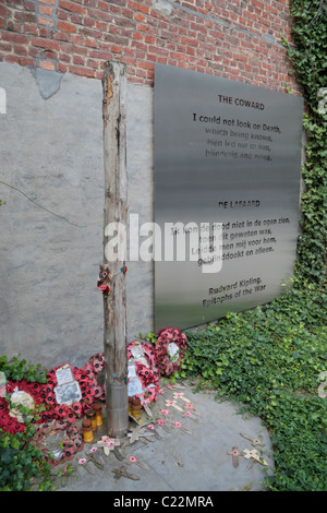 Execution post, where WWI British servicemen were shot at dawn by there ...