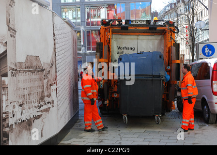 Refuse collection in Munich, Germany Stock Photo - Alamy