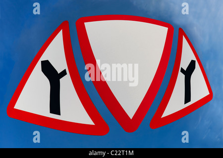 Digitally Altered Unusual Traffic Signs Stock Photo - Alamy