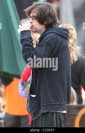 Jason "Gummi Bear" Davis visits Mr. Bones Pumpkin Patch in West ...