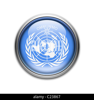 WMO flag logo symbol Stock Photo - Alamy