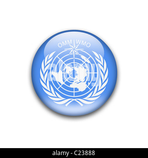Flag of the World Meteorological Organization, WMO Stock Photo - Alamy