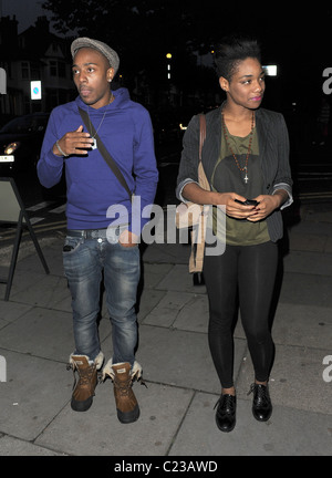 X Factor finalist Rachel Adedji out and about near The X Factor House ...