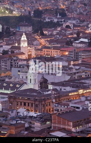 Aerial view of Quito, Ecuador Stock Photo - Alamy