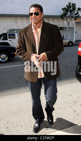 Jackie Jackson arrives at Mr. Chow in Beverly Hills to meet the rest of ...