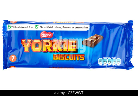 Packet of Chocolate Bars Stock Photo - Alamy
