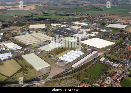 Aerial view of the Central Ordnance Depot in Donnington Telford stores ...