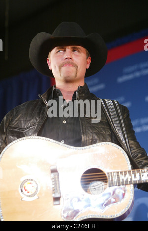Country singer John Rich of Big and Rich at a pre-election rally at ...