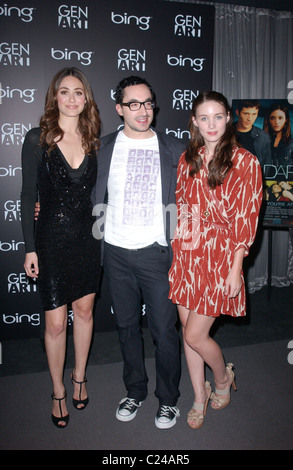 Emmy Rossum, David Brind, Rooney Mara & Adam Salky Los Angeles Premiere ...