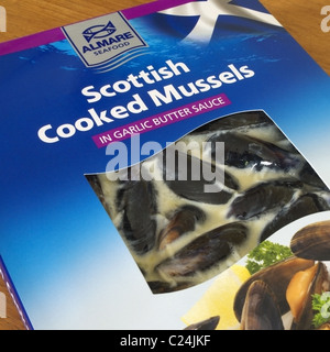 Vacuum packed Mussels cooked in garlic butter from the Mussel Shack ...