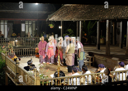Traditional Malay theatre known as Mak Yong. This show was performed in ...