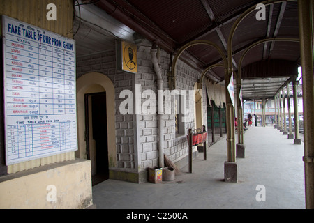 Darjeeling, India - Ghum Railway Station on Darjeeling Himalayan ...