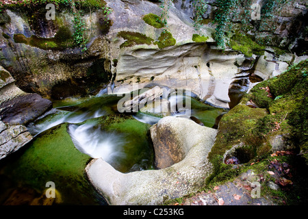 How Stean Gorge, near Pateley Bridge, Nidderdale, Yorkshire Dales Stock ...