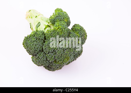 fresh healthy broccoli on a light background Stock Photo - Alamy