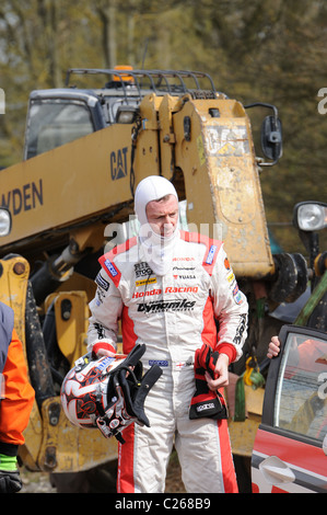 Dejected Matt Neil after spin at Brands Hatch BTCC Stock Photo - Alamy