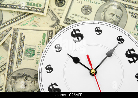 dollar dollars hand hands clock date time time indication money wait ...