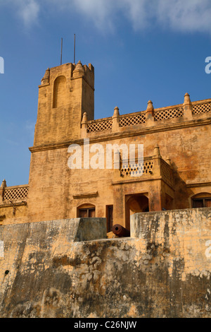 Dansborg Fort at Tranquebar an old Danish colony in Tamil Nadu India ...