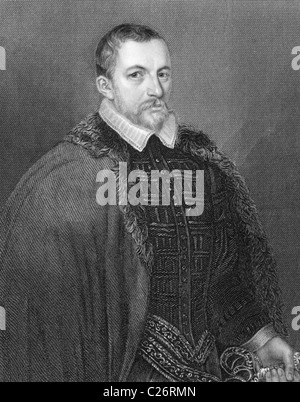 Sir Thomas Bodley, 1545-1613, an English diplomat and scholar, founder ...