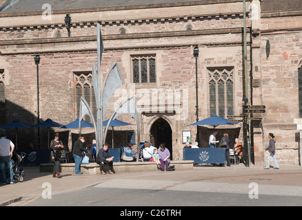 Cafe All Saints in Hereford Stock Photo - Alamy