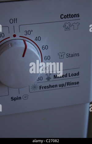 Washing Machine Dial Stock Photo - Alamy