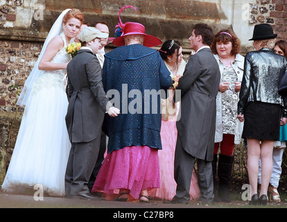 Patsy Palmer The cast of the TV soap 'Eastenders' filming the wedding ...