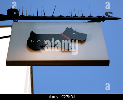 Radley London sign, logo on the store facade at Desert Hills Premium ...