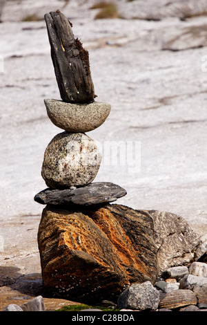 Rock Stacking Sculpture Stock Photo - Alamy